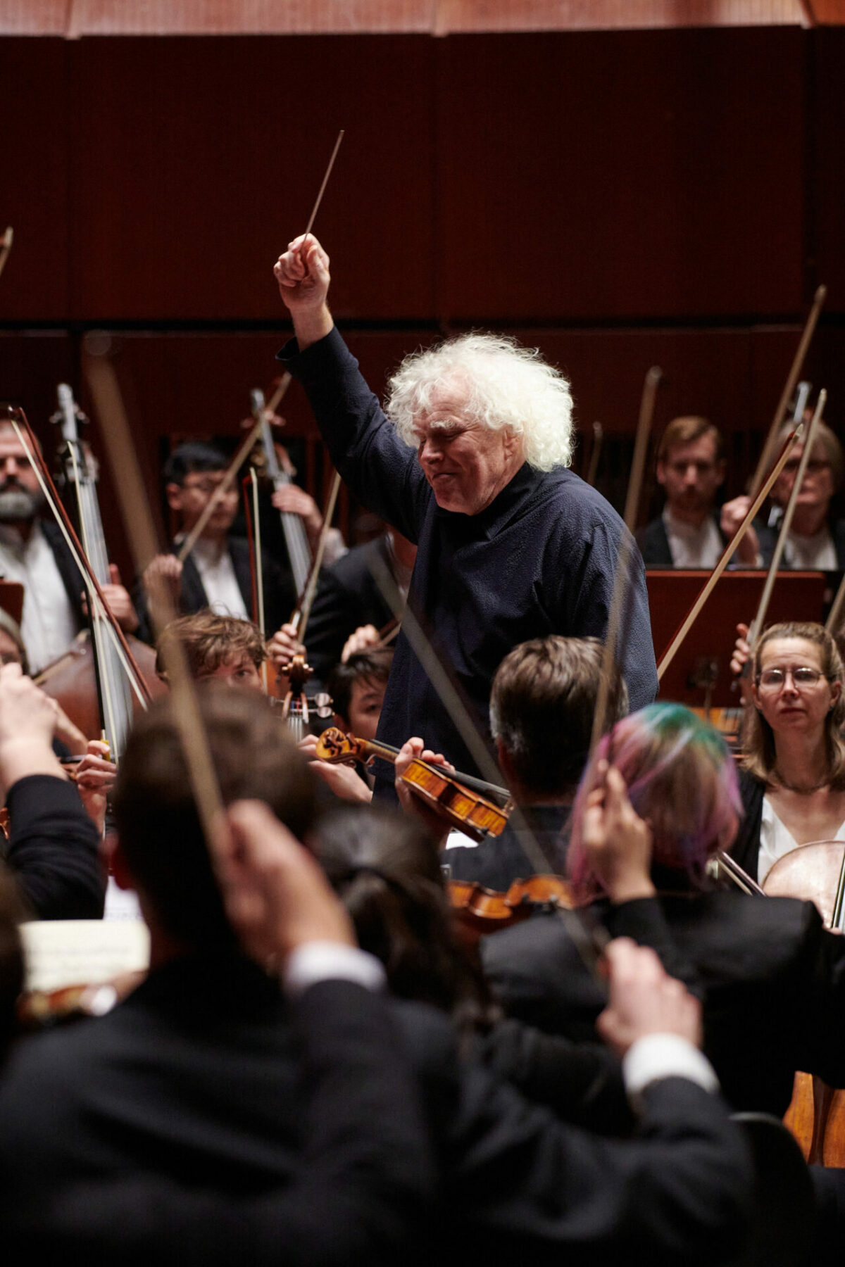 London Symphony Orchestra, Sir Simon Rattle, Dirigent, Sibelius und Rachmaninow Alte Oper ...