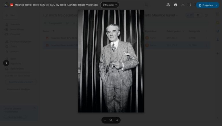 Portraits Maurice Ravel – Google Drive - Klassik begeistert